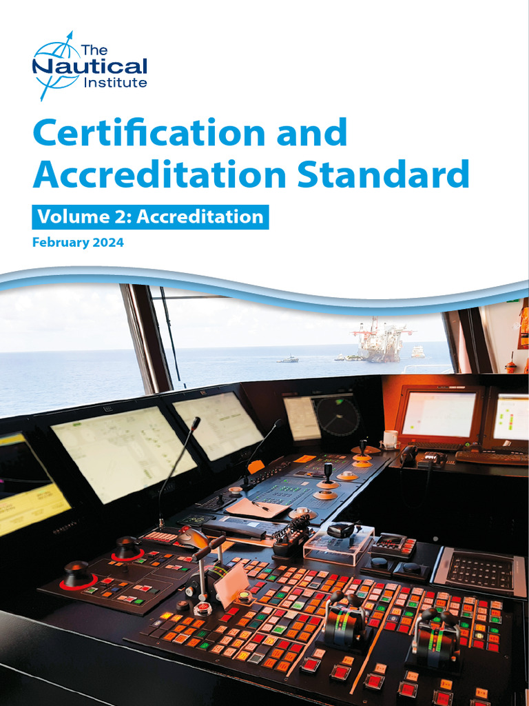 2024-the-nautical-institute-certification-and-accreditation-standard-volume-2 | PDF | Learning ...