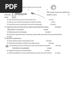 AQA GCSE Combined Science Biology Paper 1 Higher Question Paper 1 | PDF ...