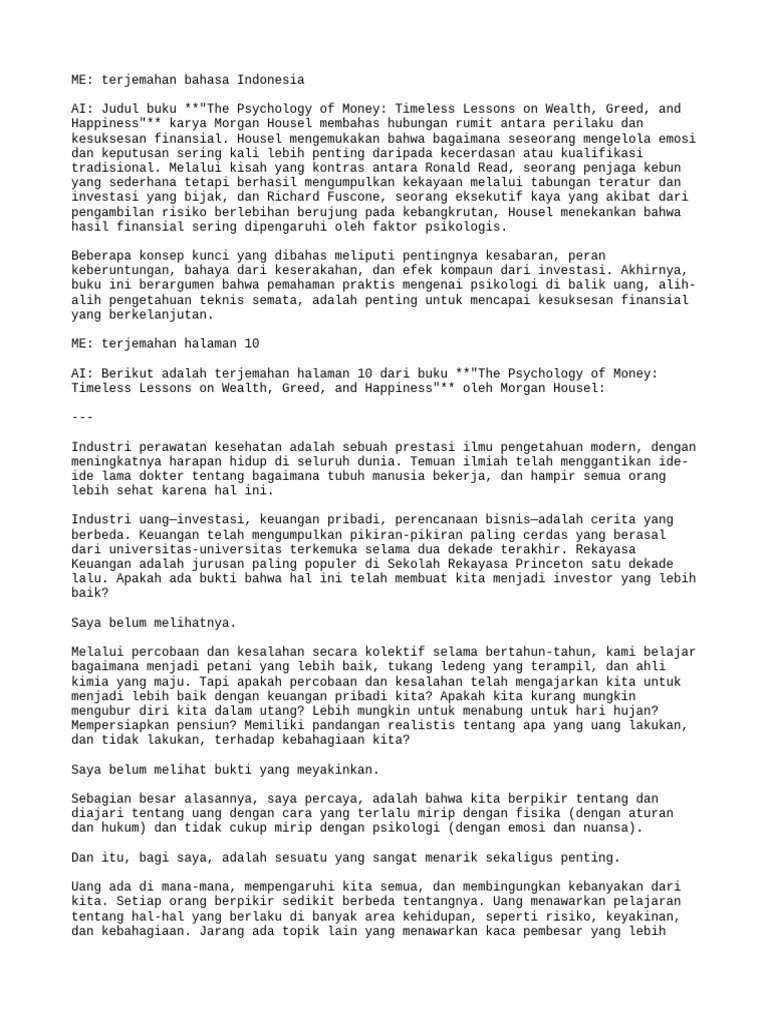 The Psychology of Money Timeless Lessons on Wealth Greed and Happiness Morgan Housel z Lib.org ...