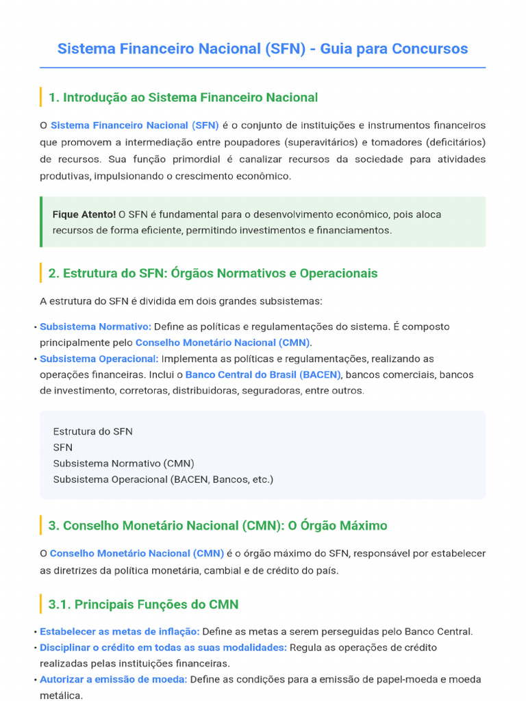 Introdução Ao SFN | PDF