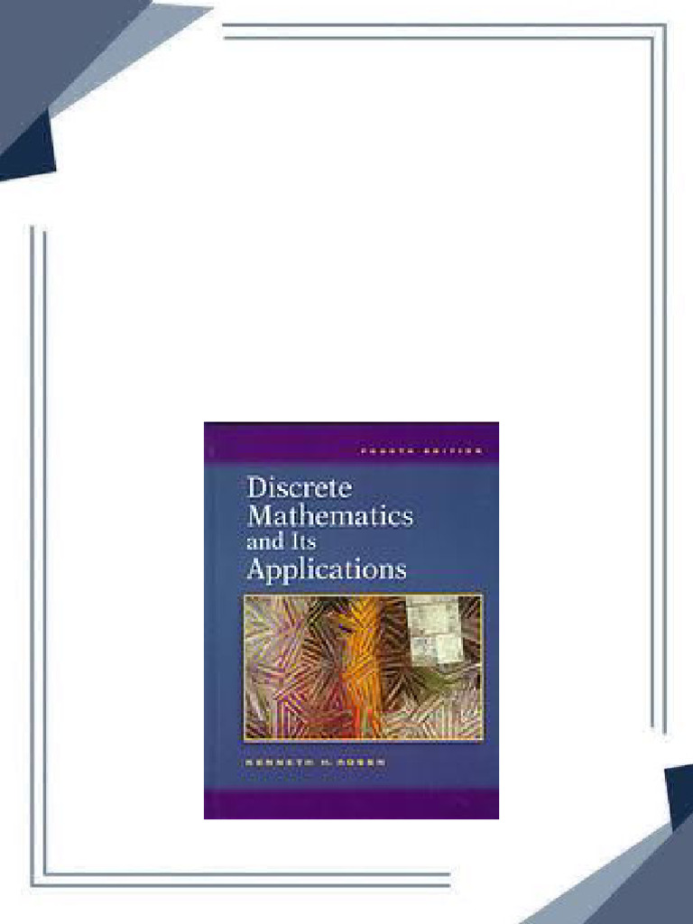 Discrete Mathematics and Its Applications 5th Ed Edition Kenneth H. Rosen - Download The Ebook ...
