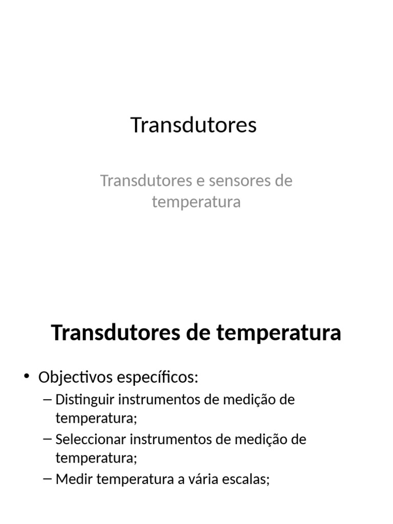Aula 5. Medicao de temperatura_041102 | PDF | Termômetro | Termopar