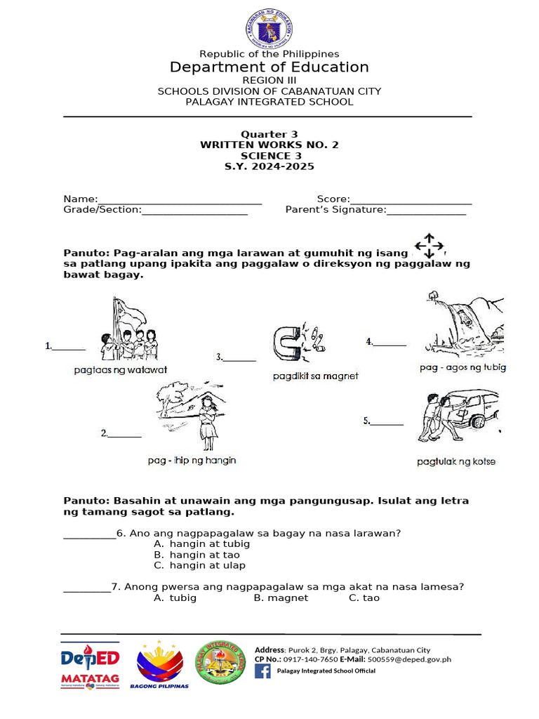 Ww2 Science 3-q3 | PDF