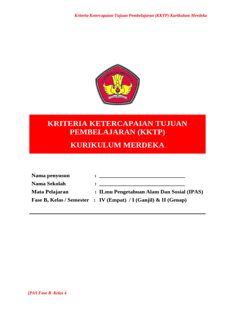 KKTP IPAS Kls 4 | PDF