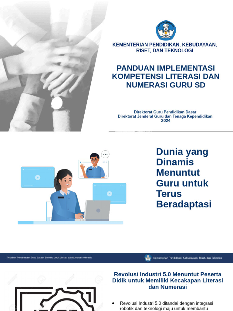 A. Panduan Implementasi Kompetensi LitNum Guru SD | PDF