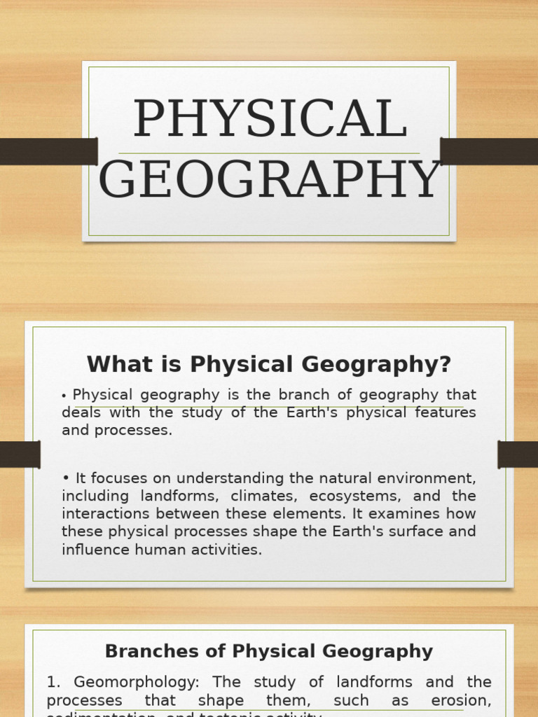 Physical Geography G 1 Beed 2 2nd Sem Report | PDF | Cloud | Mountains