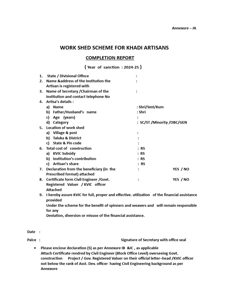 Annexure (1) | PDF
