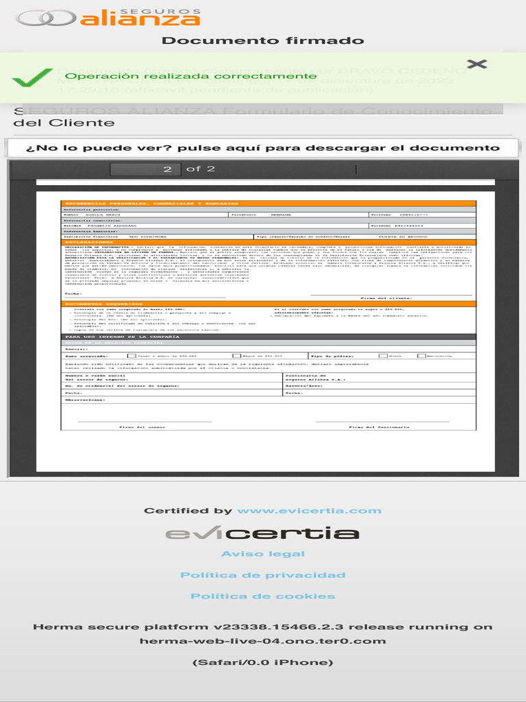 Documento Firmado | PDF | Seguro