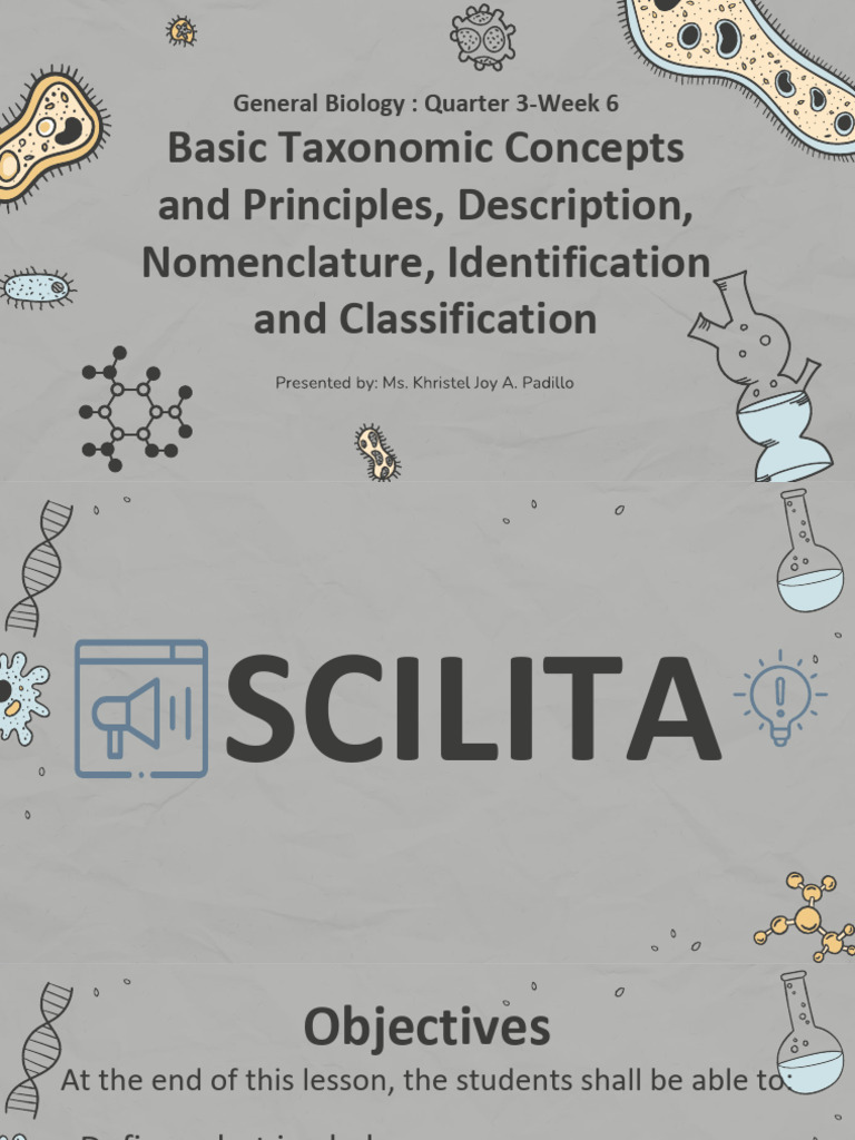 Week 6 - Basic Taxonomic Principles | PDF | Taxonomy (Biology) | Phylogenetic Tree