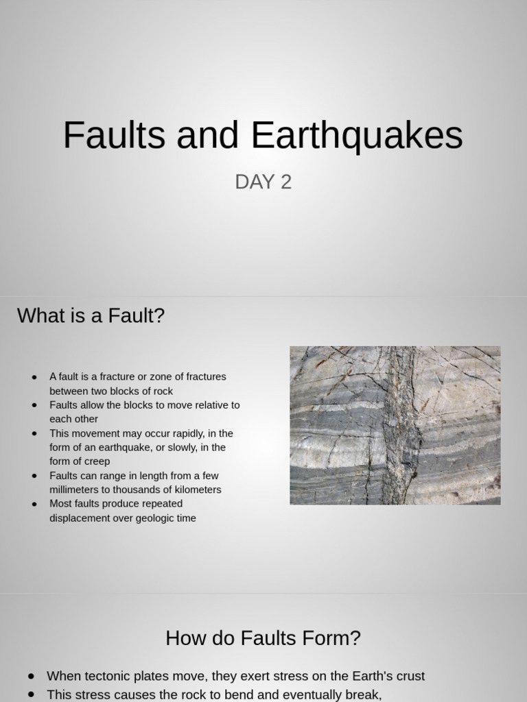 Understanding Faults and Earthquakes | PDF | Fault (Geology) | Earthquakes