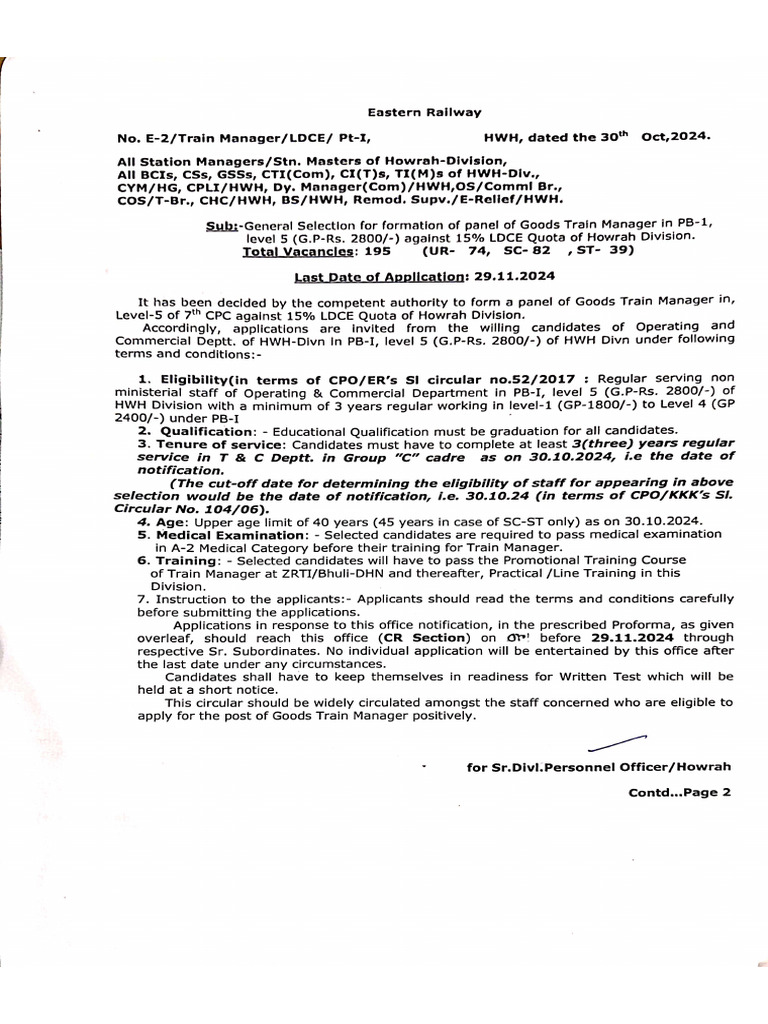 15% Ldce Notification-2024 | PDF