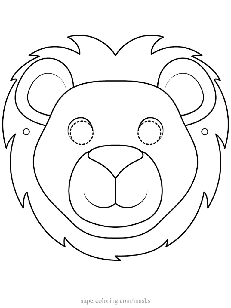 Free Printable Masks for Kids | PDF