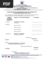 Grade 10 Classroom Officer Roles | PDF