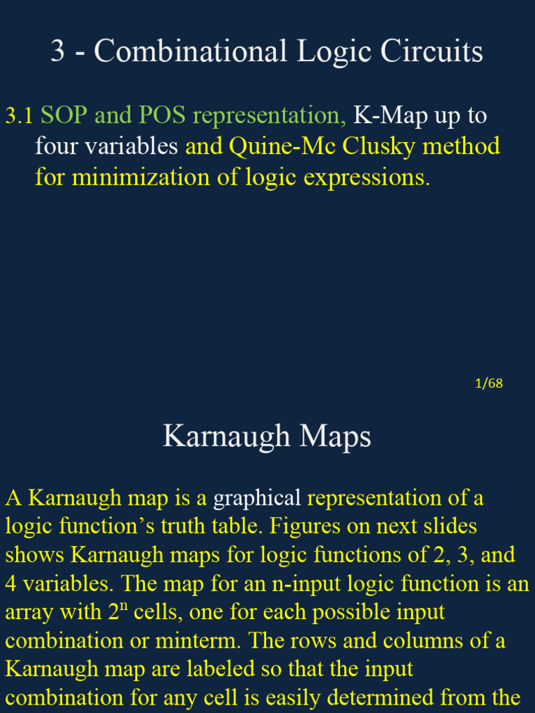 Combinational Logic Circuits-2 | PDF | Mathematical Logic | Mathematics