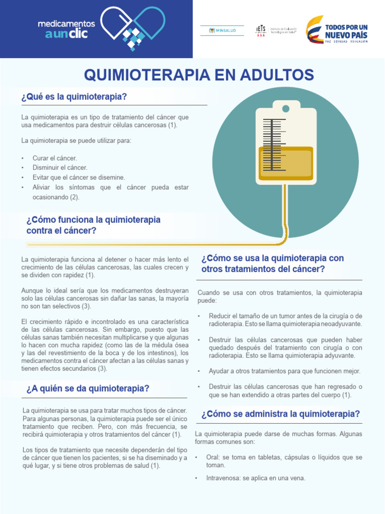 12-Quimioterapia en Adultos | PDF | Quimioterapia | Cáncer