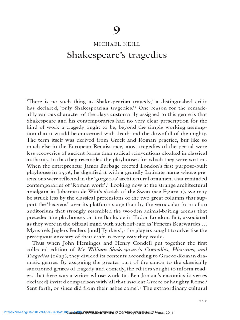 10.0 PP 121 136 Shakespeares Tragedies | PDF | Tragedy | William ...