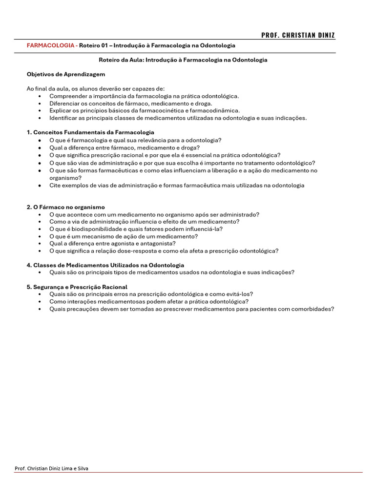 Roteiro 01 - Intro | PDF