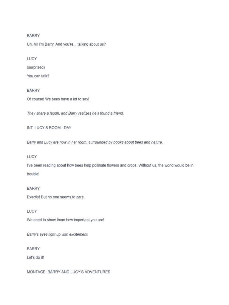 Movie Script (2) | PDF