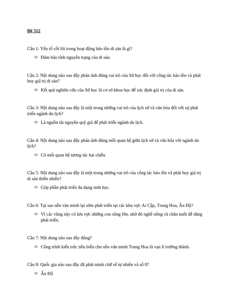Đề 512 | PDF
