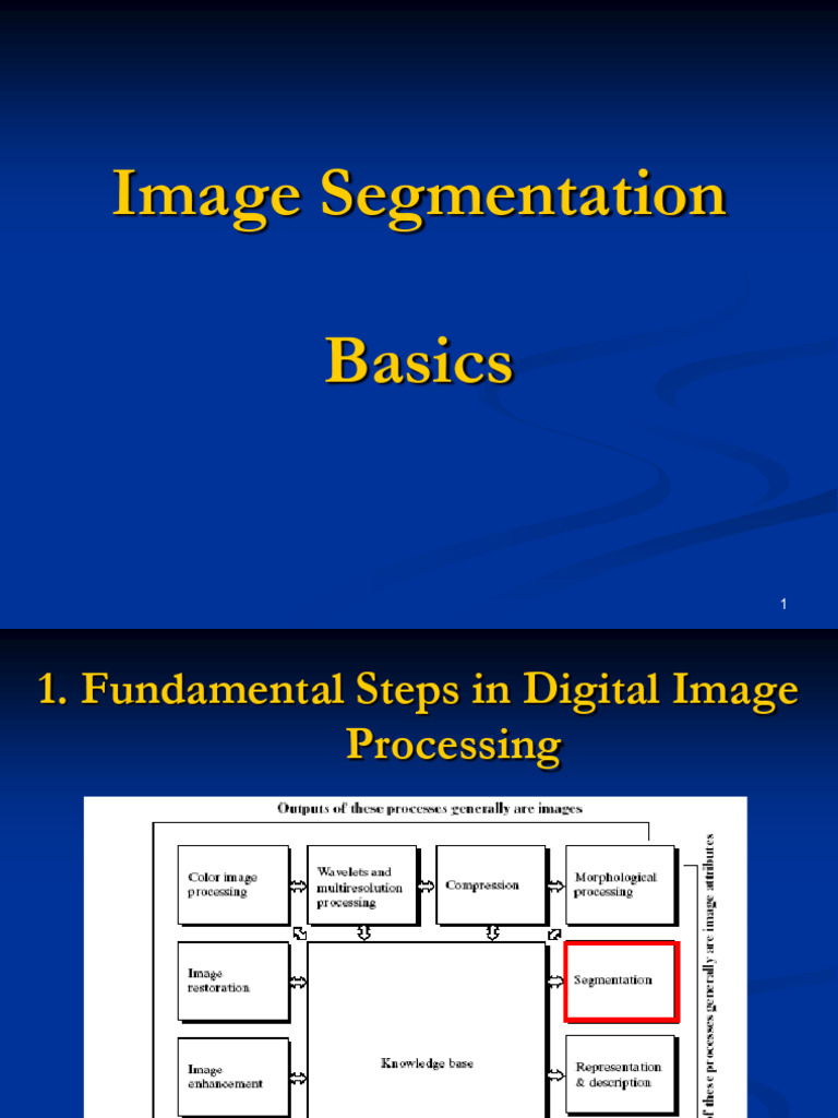 Image Segmentation - Basics | PDF