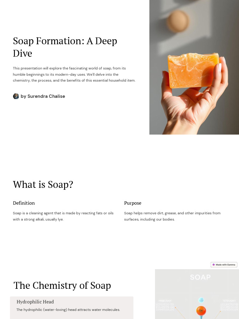 Soap Formation A Deep Dive | PDF | Soap | Oil