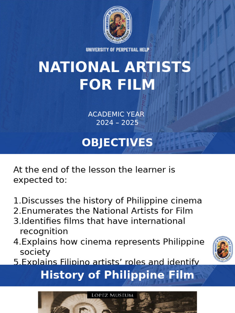 Philippine National Artists for Film 2024 | PDF | Philippines