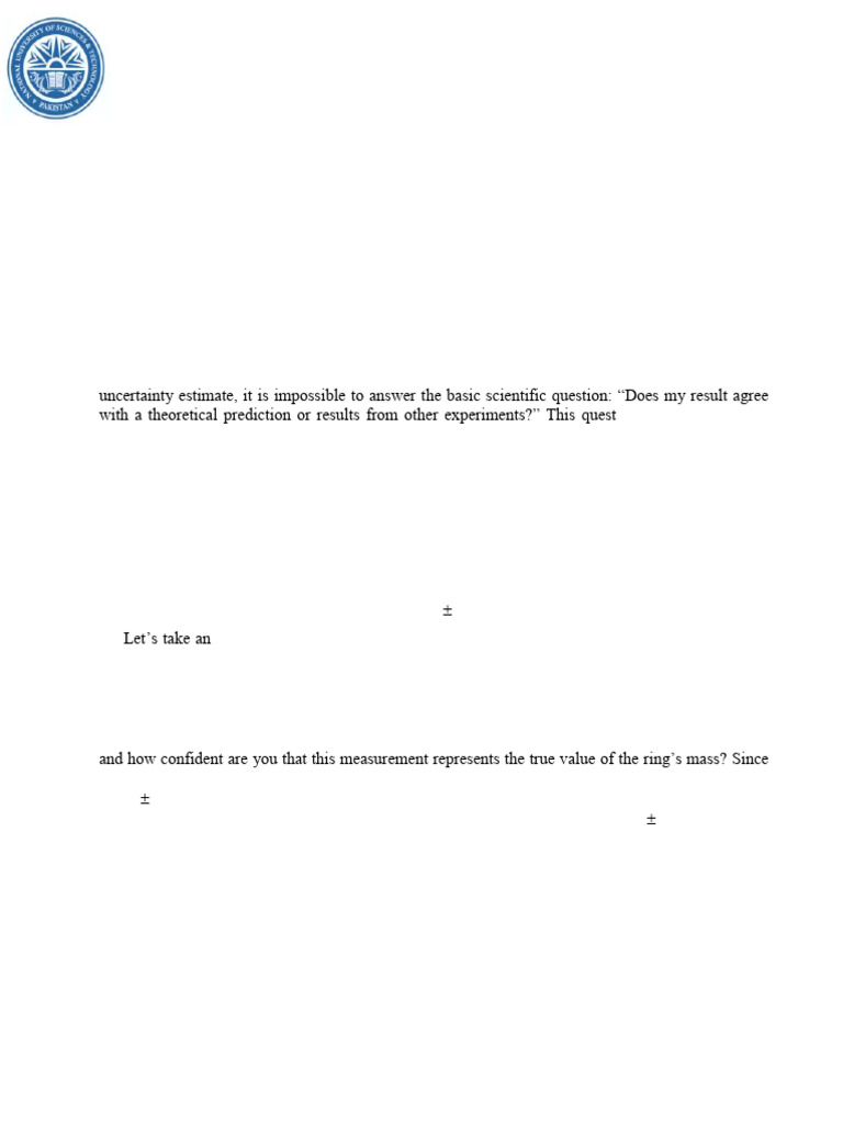 ErrorAnalysis Theory | PDF | Significant Figures | Accuracy And Precision