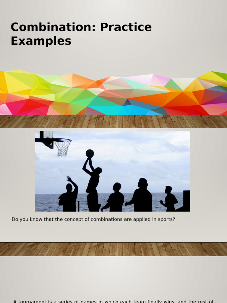 Combination Sample Activities | PDF | Applied Mathematics | Mathematics