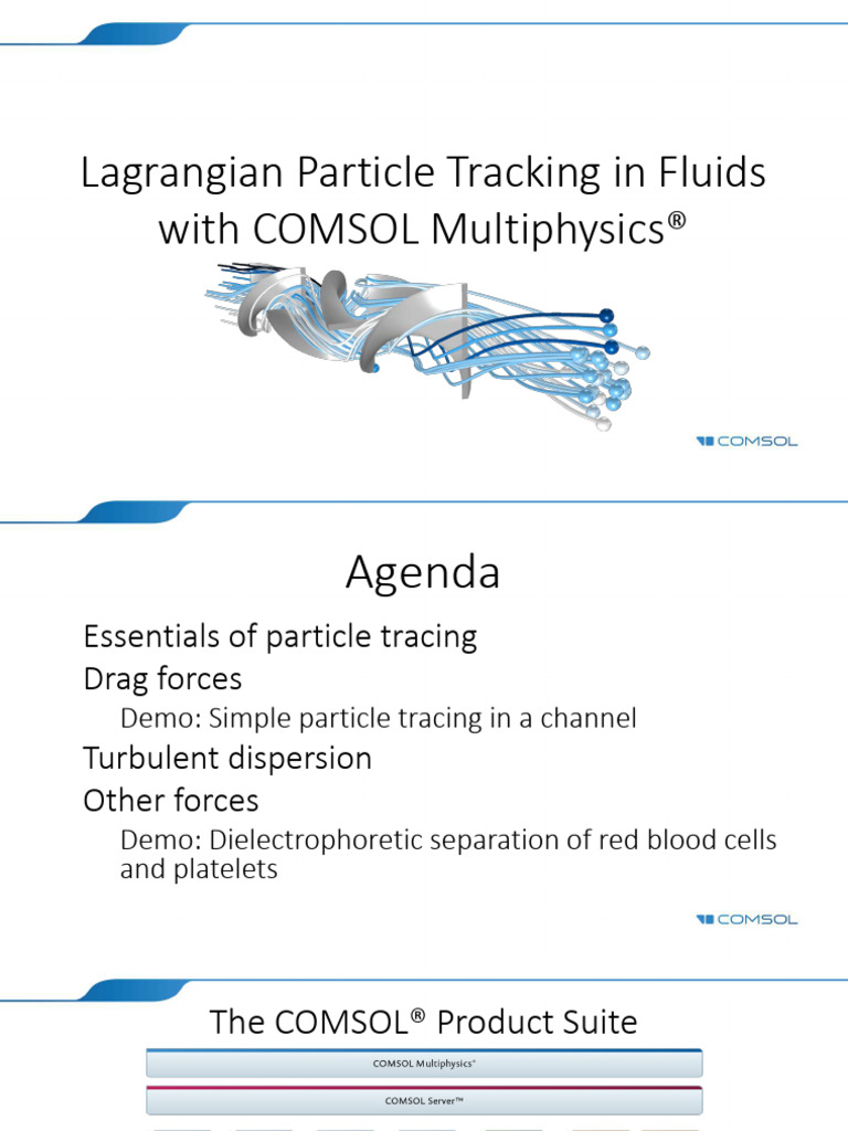 Fluid Particle Tracing Webinar Apr19 2018 v3 | PDF | Force | Fluid Dynamics