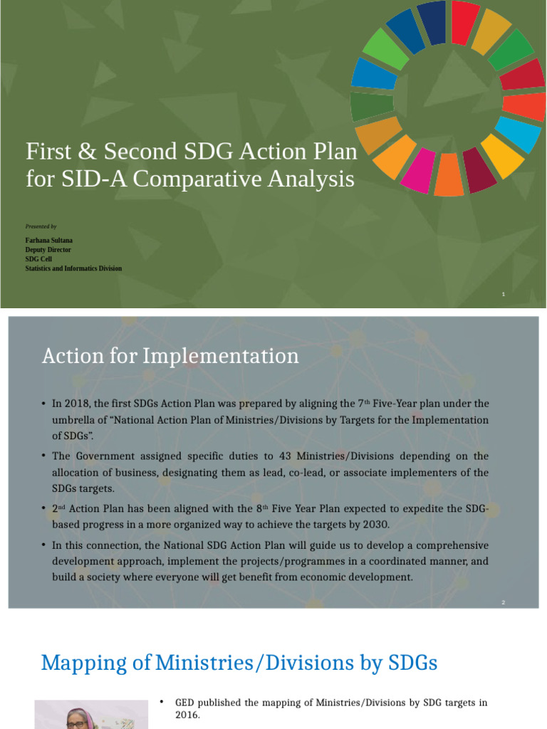 Comparative Analysis of SDG Action Plans | PDF | Economies