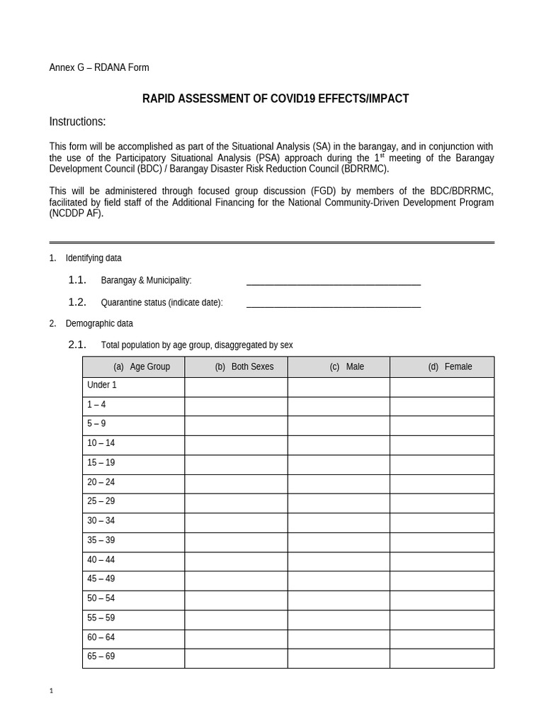Updated-RDANA-Form | PDF | Social Policy