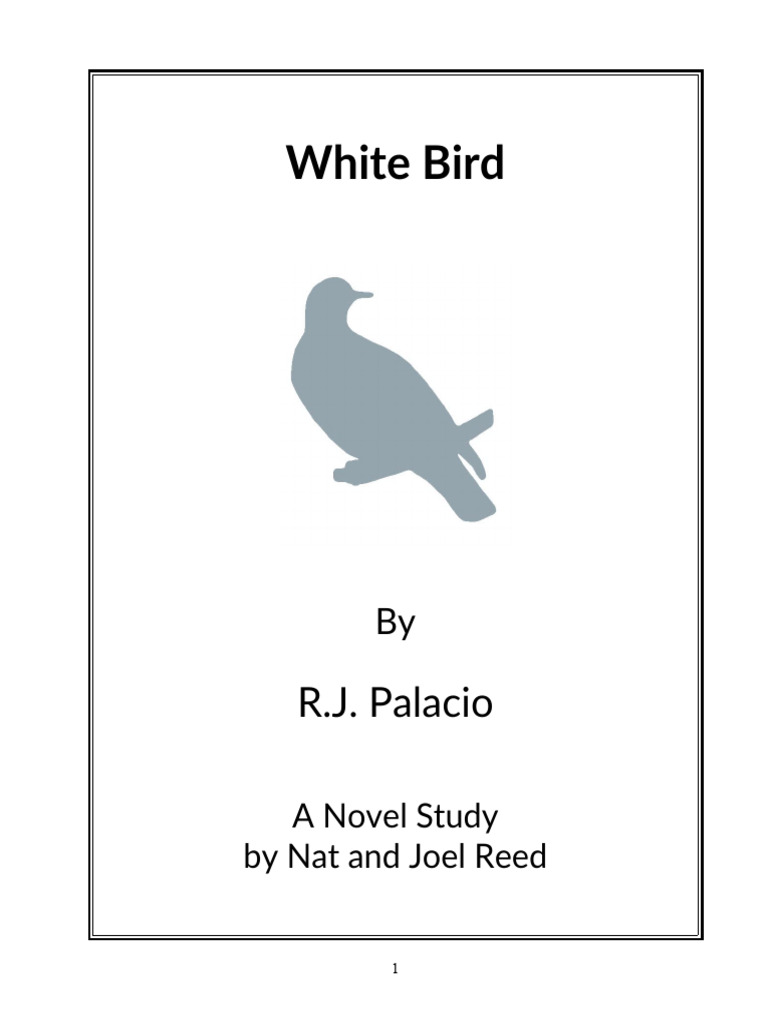 White Bird Novel Study Preview | PDF