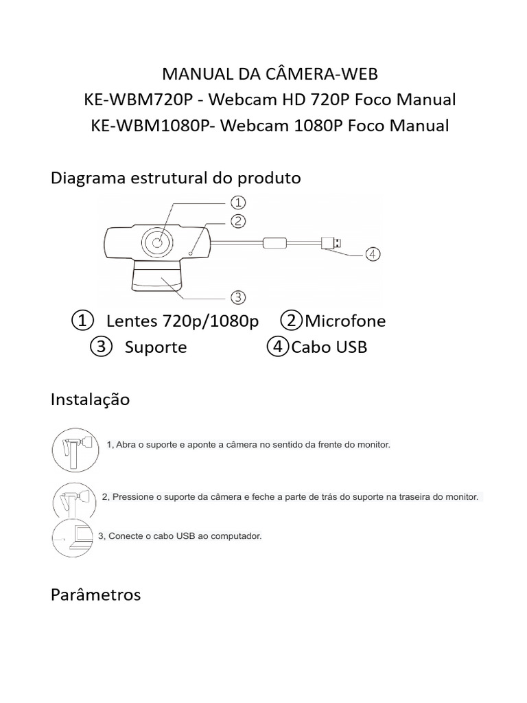 Manual-720-e-1080-P-Foco-manual-Pt-Br | PDF