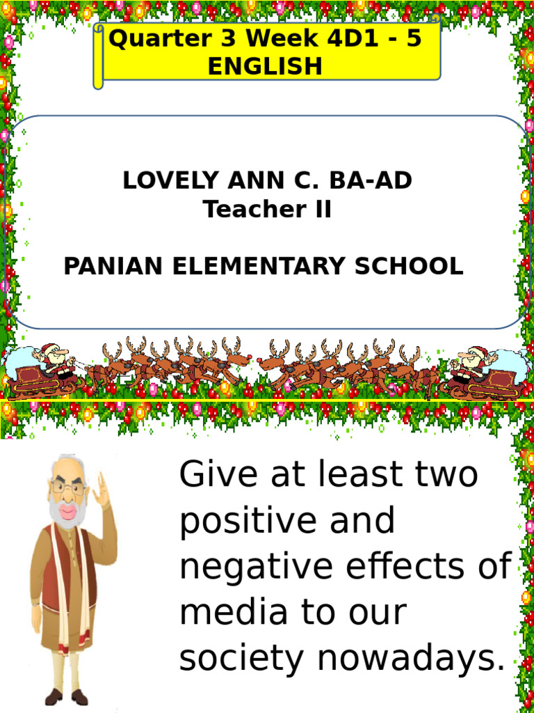 ENGLISH 6 PPT Q3 W4 Day 1-5 - Sequencing Events, Prefixes Suffix ...