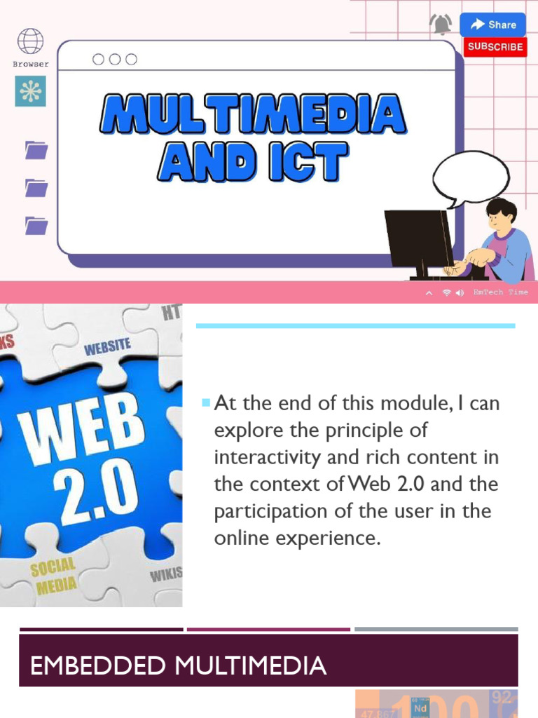 2q-Module 6 Multimedia and Ict | PDF | Multimedia | Information