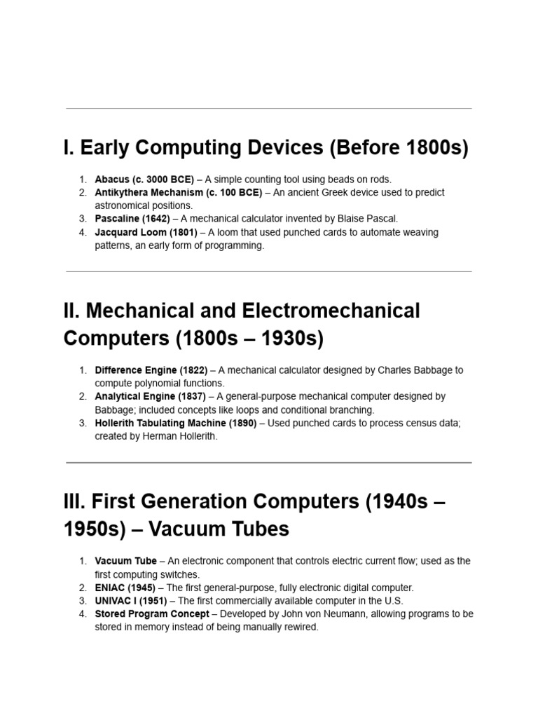 Computer History | PDF | Personal Computers | Computing