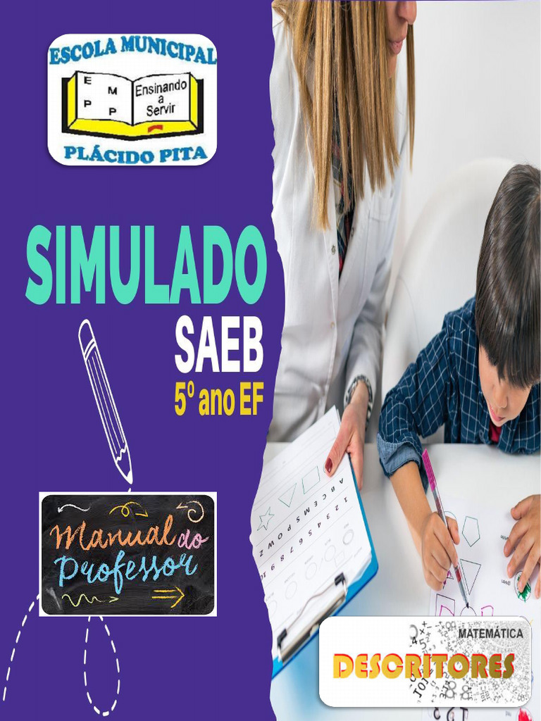 Capa Principal Do Professor - Descritores de Portugues e Matemática | PDF