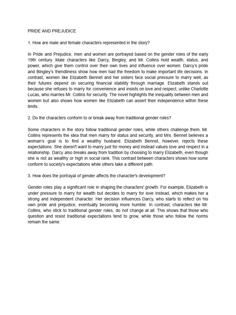 Pride and Prejudice | PDF