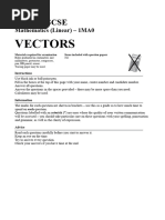 Vectors and Geometric Proof (H) - Edexcel GCSE Maths | PDF | Geometry | Euclidean Geometry