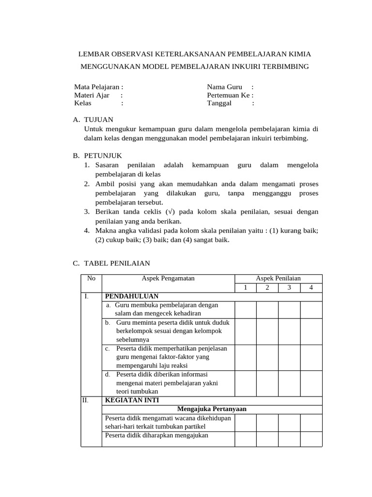 LMBR Observasi Ke 6 | PDF