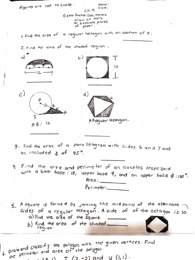 Ch. 9 Extra Practice | PDF