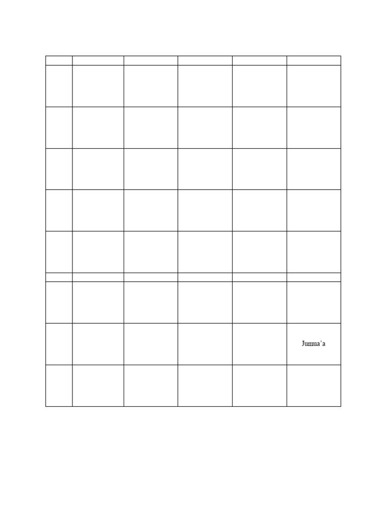 9 Thgrade Schedule | PDF | Abrahamic Religions