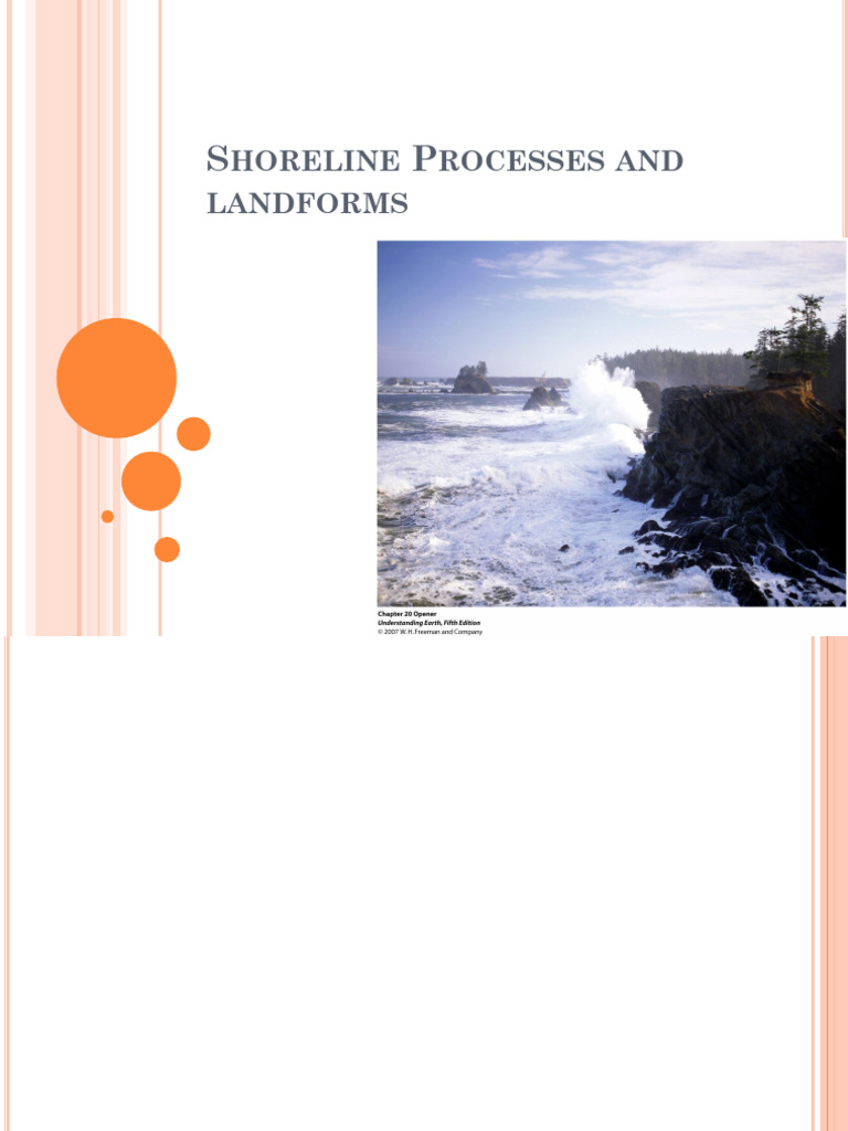 Geomorph_lect_6_Shoreline_landforms | PDF | Tide | Coast