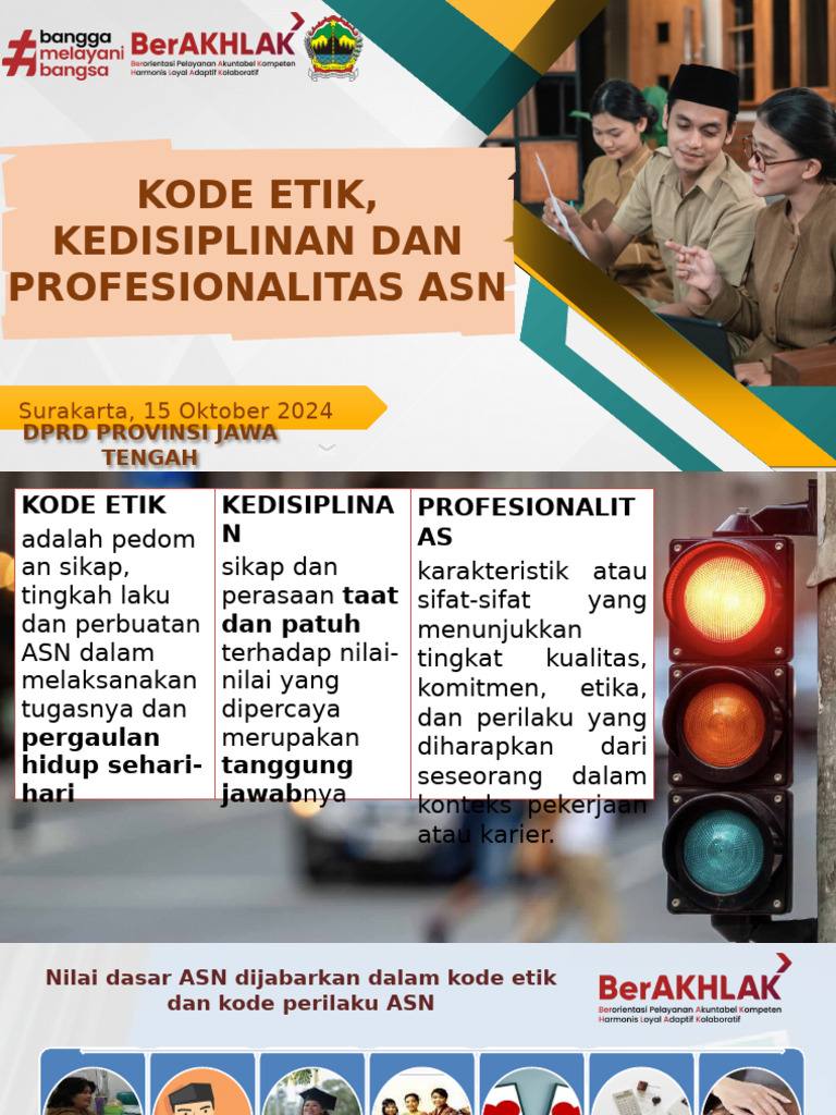 Etika dan Profesionalisme ASN DPRD | PDF