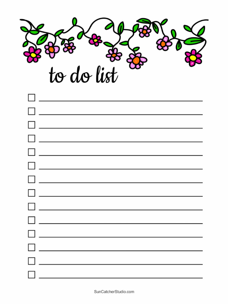 To Do List 3 | PDF