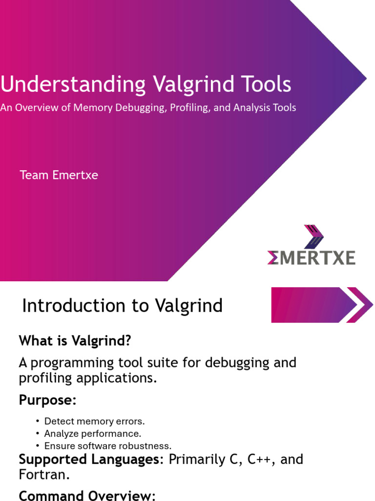 Understanding Valgrind Tools Pdf Computing Computer Programming