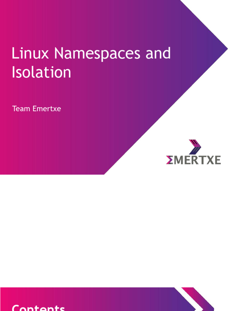 Linux Namespaces and Isolation | PDF | Superuser | Software