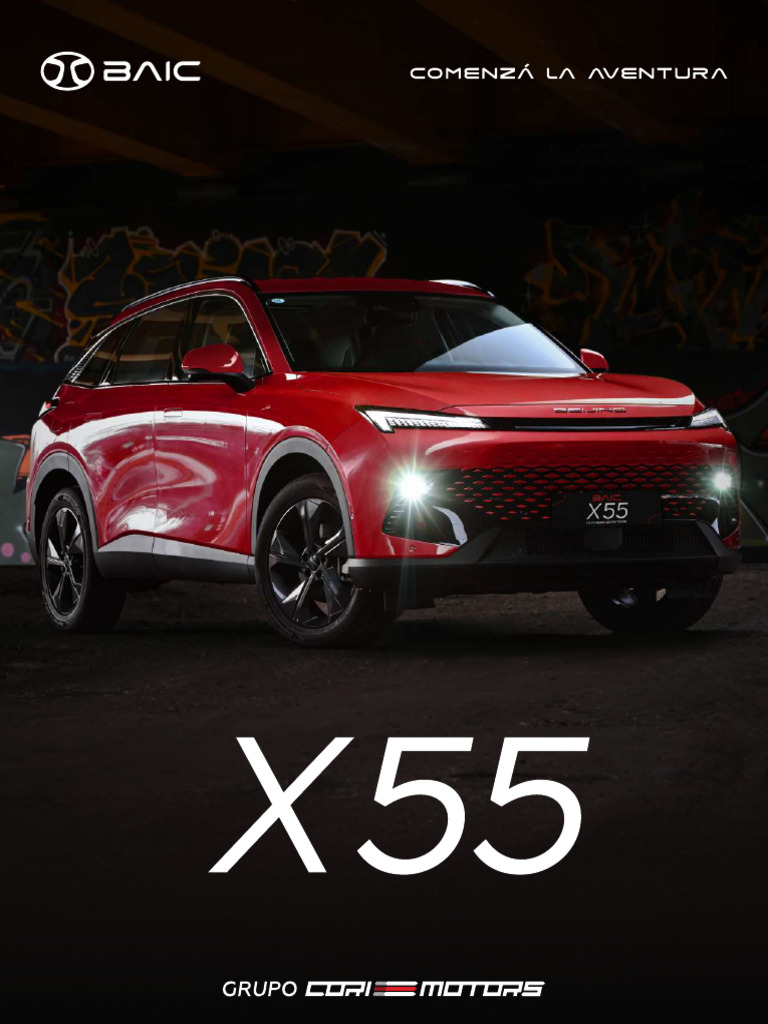 BAIC Ficha Tecnica X55 | PDF | Tecnologías automotrices | Vehículo de motor