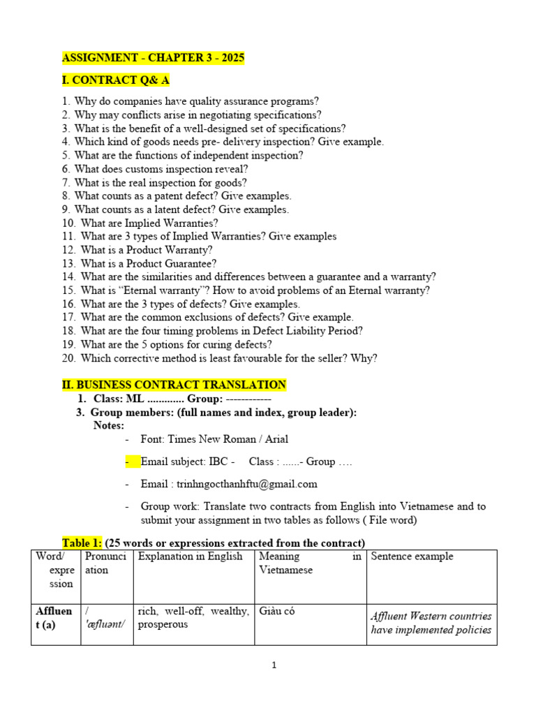 Assignment - Chapter No.3 | PDF