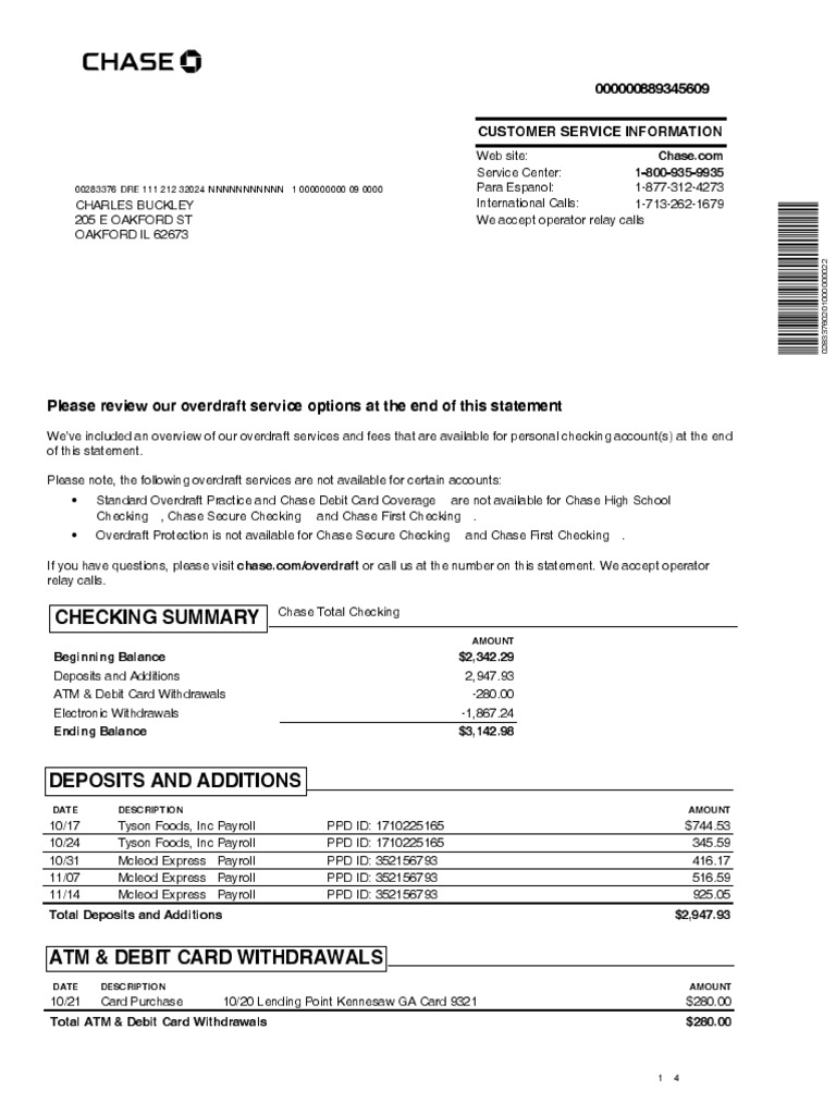 Coin Base Chase | PDF | Overdraft | Transaction Account